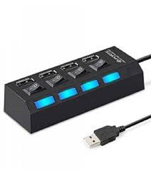 USB hub 4 Port 2.0 with Button | Daraz.pk