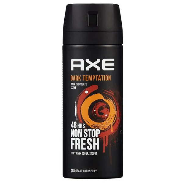 Axe Dark Temptation Chocolate 48H Non-Stop Fresh Deodorant Body Spray ...