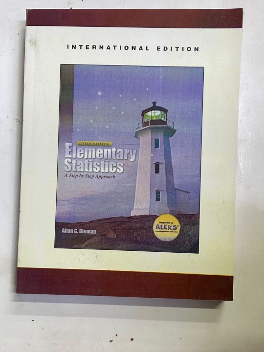 ELEMENTARY STATISTICS 5th EDITION BY ALLAN G. BLUMAN | Daraz.pk