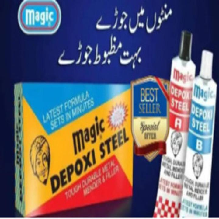 Magic Depoxi Steel, Magic Epoxy Steel & Magic 4 Minutes Clear Epoxy ...