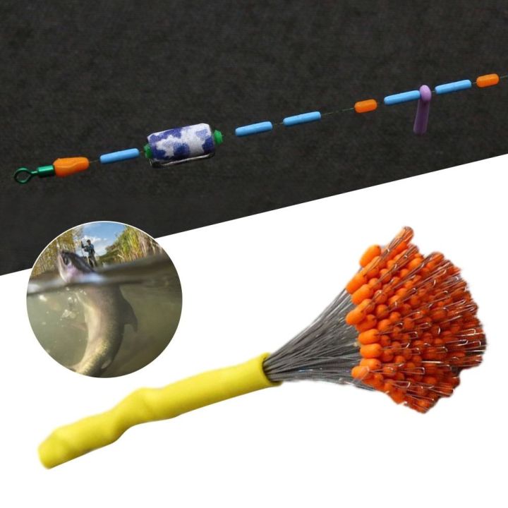 200pcs New Line Tackle Accessories Fishing Bobber Stopper Float Fishing ...