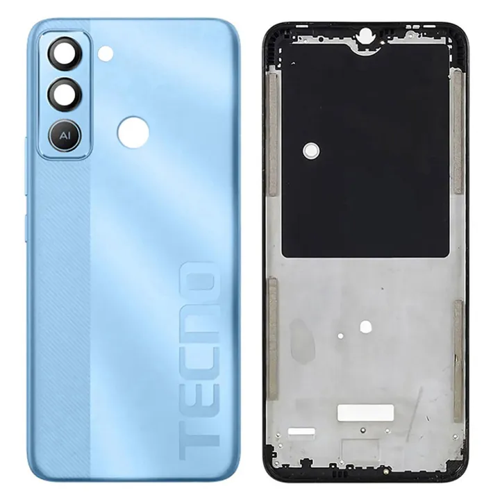 Tecno Pop 5 Lite Middle Frame Housing with Power Volume Buttons ...