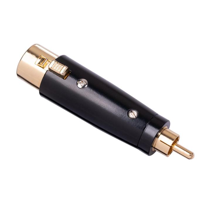 NANLIY- XLR to RCA Adaptor RCA Male to XLR Male Female Adaptor XLR to ...