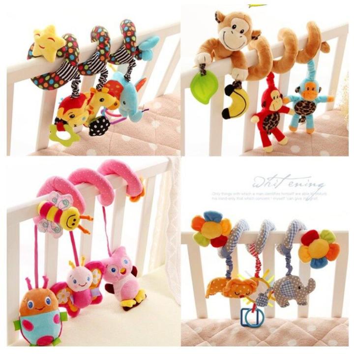 Sozzy Baby Bed Arch / Stroller Arch Spiral Rattle Toy / Baby Cot Arch ...