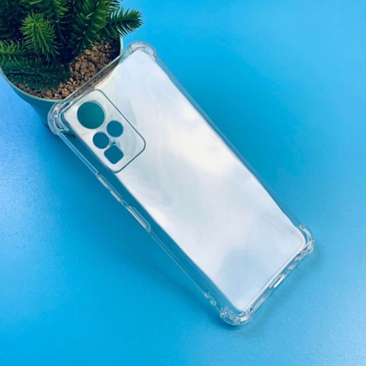 Infinix Zero X Neo Transparent Soft TPU Back Cover with Bumper and Shock Protection | Daraz.pk