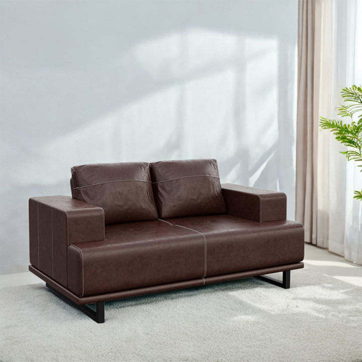 INTERWOOD Sofa Astor 2 Seater In Brown Colour - Secure delivery + Installation (Karachi - Lahore ...