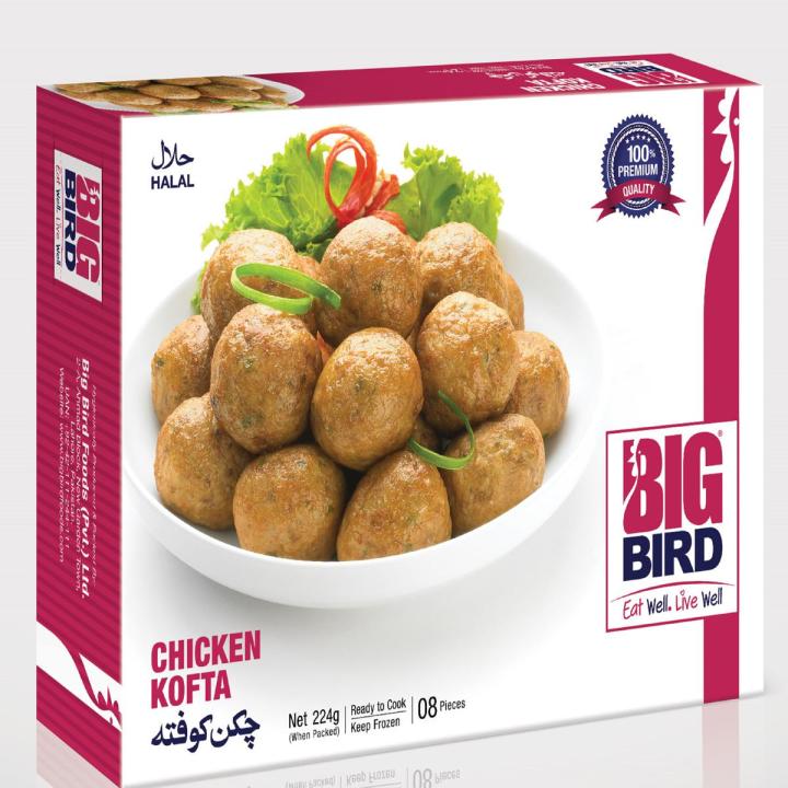 BIG BIRD Chicken Kofta 224 Grams (8-9 Pieces) ( if your order less than ...