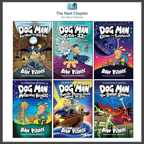 Dog Man Color Comic Vol. 7–12 (6 Book Collection) by Dav Pilkey – Kids ...