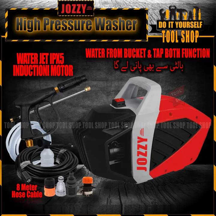 Jozzy Water Jet Induction Motor High Pressure Washer 2500W - 150Bar ...