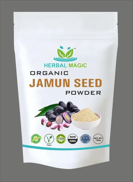 100g Certified Organic Jamun Seeds Powder | Daraz.pk