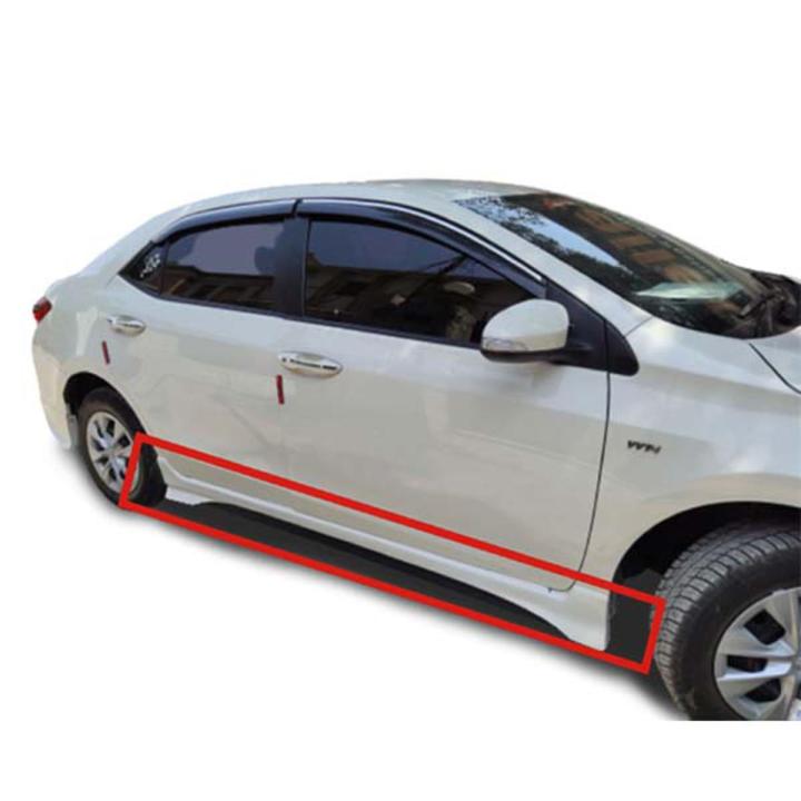 Toyota Corolla Side Skirts New Design In Fiberglass Model: 2015-2018 ...