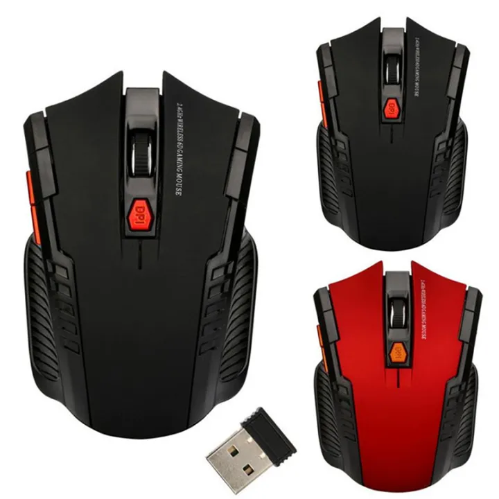 Gaming Wireless Mouse Silent Ergonomic Mouse 6 Keys 2.4GHz Mouse Gamer ...