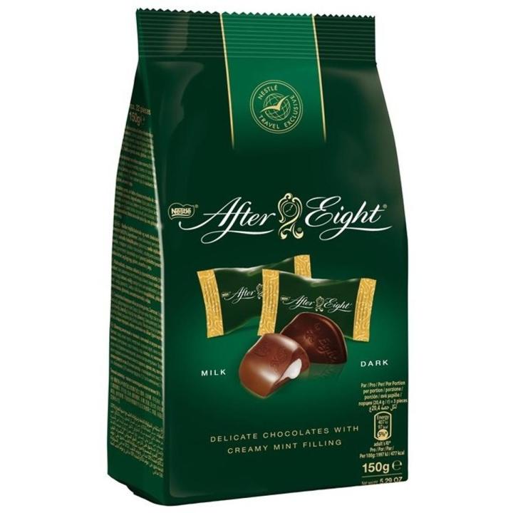 After Eight Chocolate Pouch 150 g (𝐢𝐦𝐩𝐨𝐫𝐭𝐞𝐝 & 𝐨𝐫𝐢𝐠𝐧𝐚𝐥) | Daraz.pk