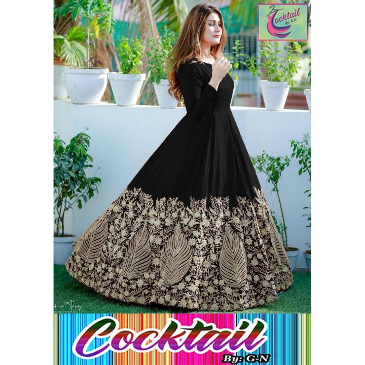 Pasoori Collection / Trending Chiffon Maxi / Maxi / Embroidery Chiffon ...