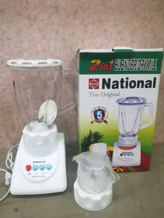 National 2 in 1 Blender Multi-functional Juicer Machine Heavy Copper ...