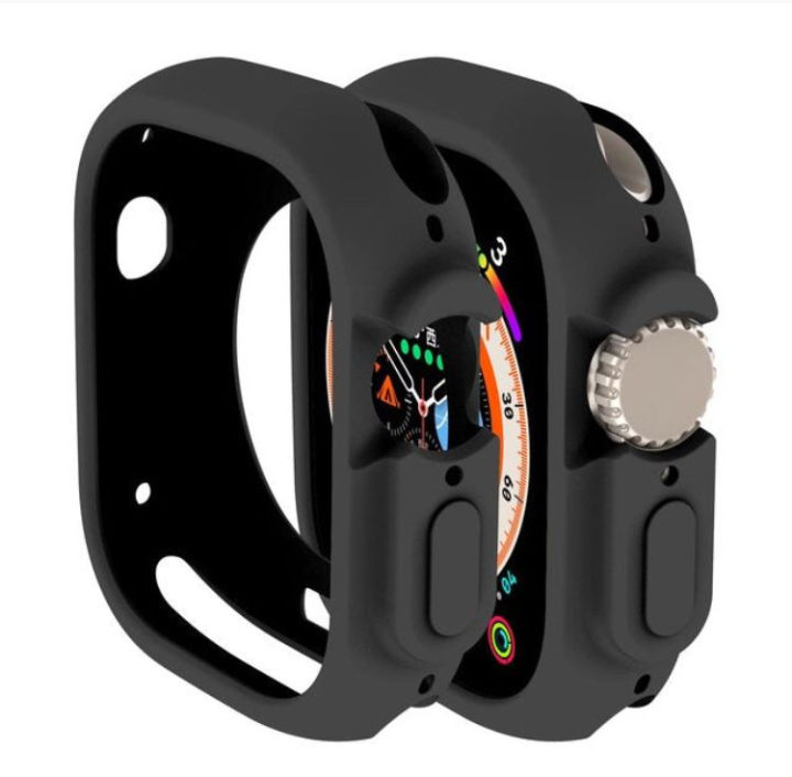 Candy Cover/Case for 49mm Watch Ultra Smartwatch silicone 360 Protector ...