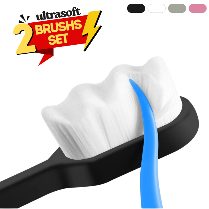 Ultra Fine Soft Toothbrush with Million Nano Bristles – Extra Soft ...