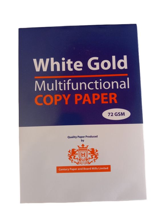 White Gold A4 Coppier paper 72Gsm Best quality paper 500 sheets | Daraz.pk