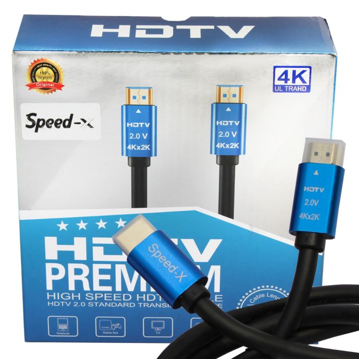 Speed-X 2.0V HDMI Premium Cable Ultra HD 4k 10m | Daraz.pk