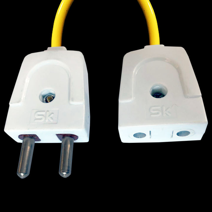 Extension Cable 220V Extension Wire With Single 2-Pin Plug & Socket ...