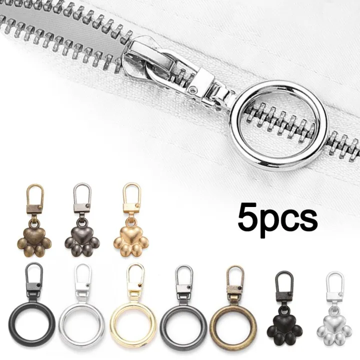 Universal Replacement Metal Zip Detachable DIY Sewing Zipper Head ...