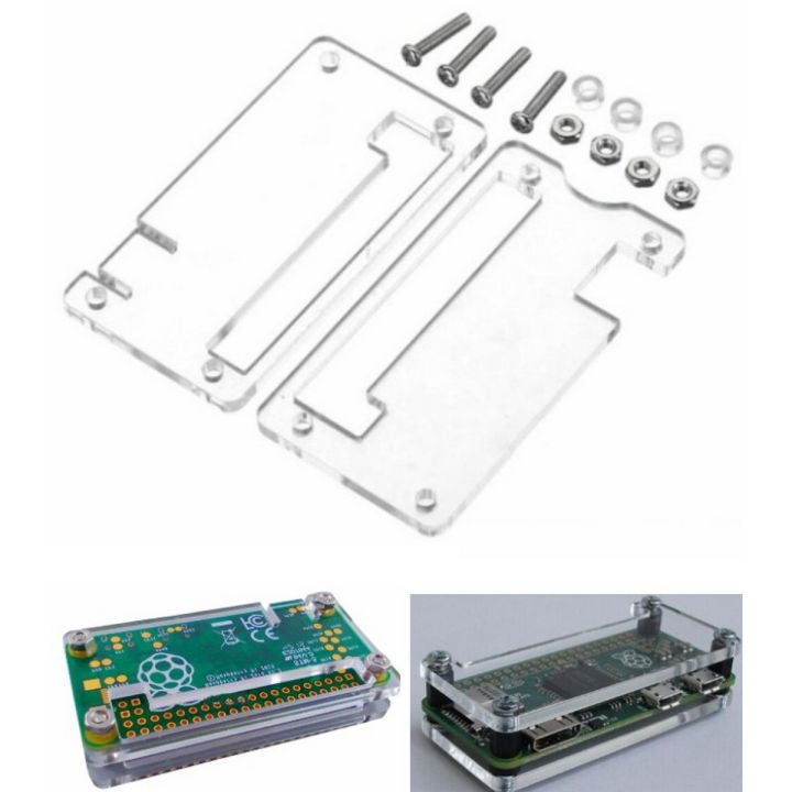Raspberry Pi Zero Acrylic Clear Case Shell Acrylic Enclosure Box for ...