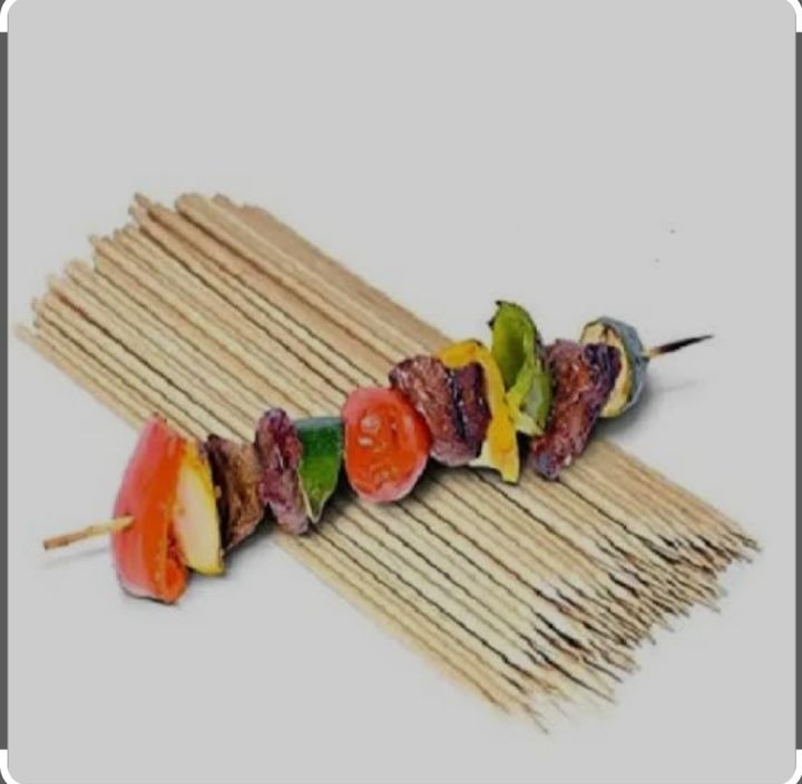 3 Packs 70pcs/pack Wooden BBQ Bamboo Skewer Sticks - 4 Inches BBQ ...