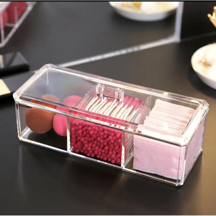 Acrylic Makeup Cosmetic Box Brush Pen Pencil Holder Storage Organizer ...