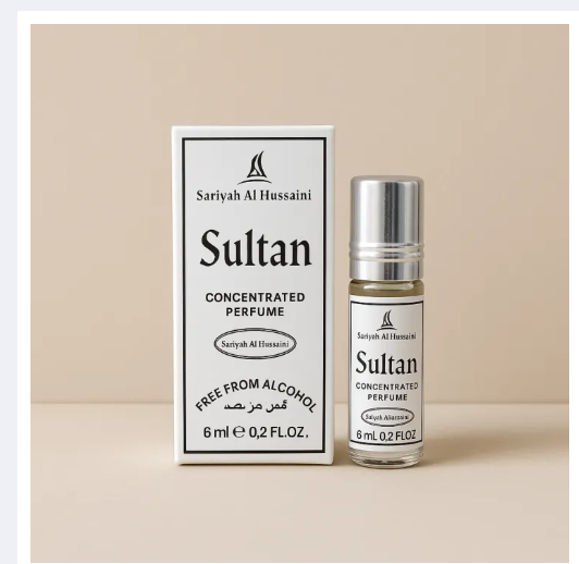Sultan Attar Original 100% Authentic 6ML | Premium Sultan Itar for Men ...