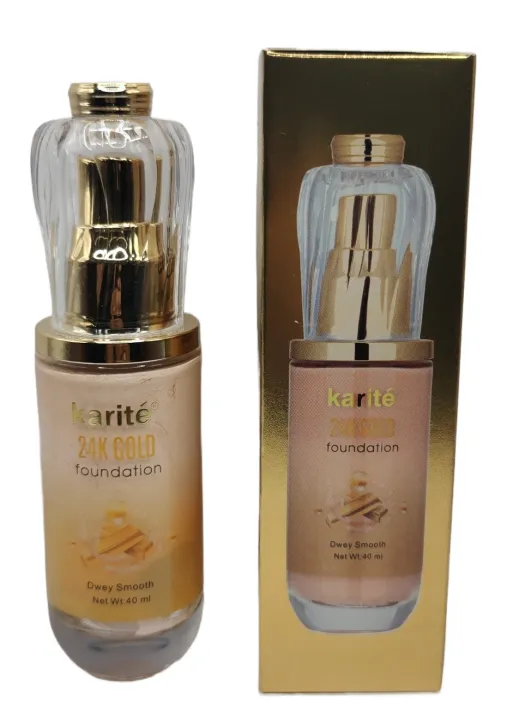 Karite 24K Gold Foundation Owey Smooth Net Wt 40 ml | Daraz.pk