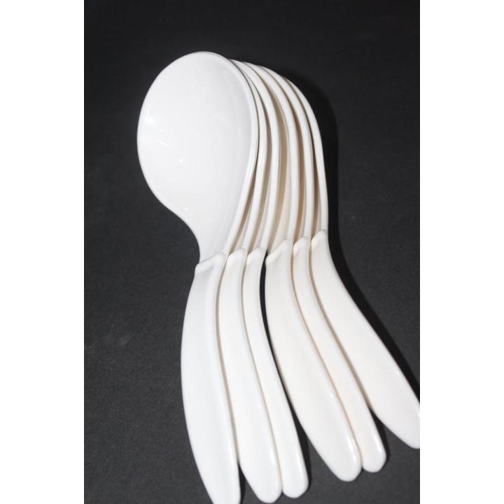 Melamine Curry Spoon 6 piece | Heat Resistant Gravy Spoon Melamine ...