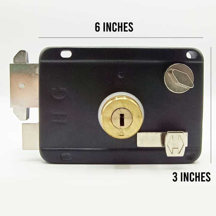 Main Gate Lock Night Latch LT 9000 Main Gate Heavy Duty Lock | Daraz.pk