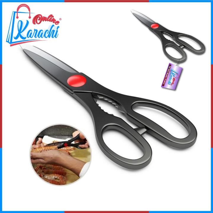 Online Karachi - Stainless Steel Kitchen Scissors | Daraz.pk