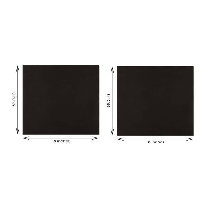 2 Piece Of 8X8 Inches Black Canvas For Painting - Canvas Board | Daraz.pk