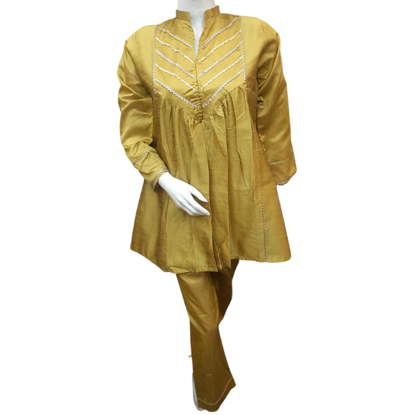 HS FASHION Leaf printed 2pc stitched dress for girls and women. | Daraz.pk