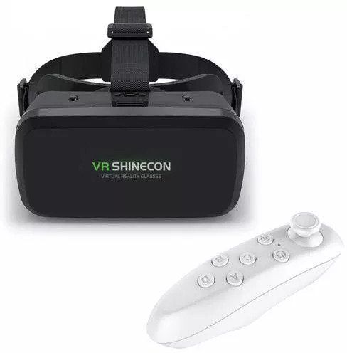 VR SHINECON G06A Virtual Reality Glasses with Bluetooth Remote ...