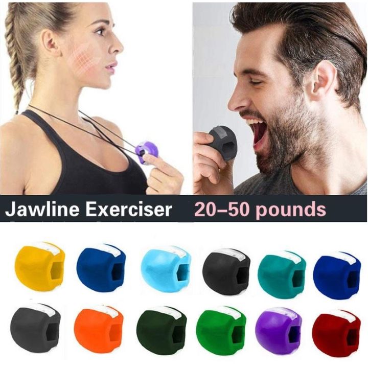 Jawline Exerciser Jaw exerciser Jawline Jawzrsize trainer exercise ball ...