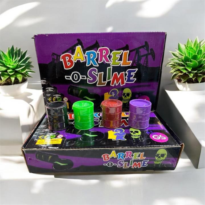 (Pack of 24) slime box multi color / Barrel o slime excellent quality ...