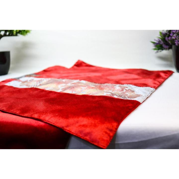 Red velvet table mat pair | Daraz.pk