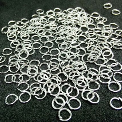 Jump Rings Silver - 4,5,6,7,8mm Jewelry Making 10g Pack | Daraz.pk