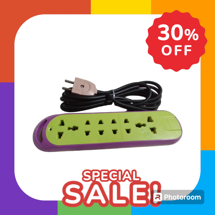 Multi Power Plug Extension Board 5 Sockets Universal Travel Charging ...