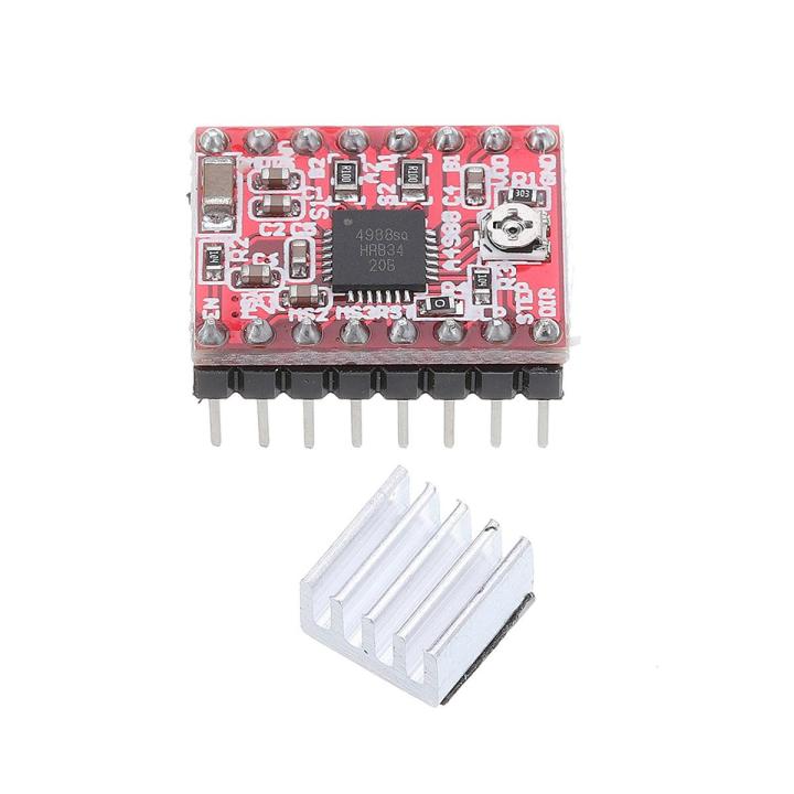 Motor Driver Board with Heatsink Module Geekcreit? A4988 Driver Stepper | Daraz.pk