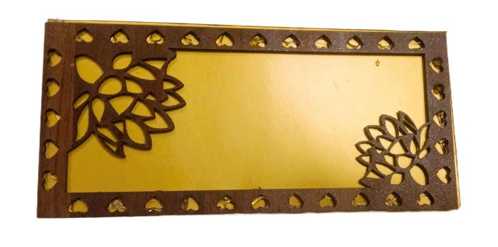 Salami Envelop (Wodden) (Golden Color) | Daraz.pk