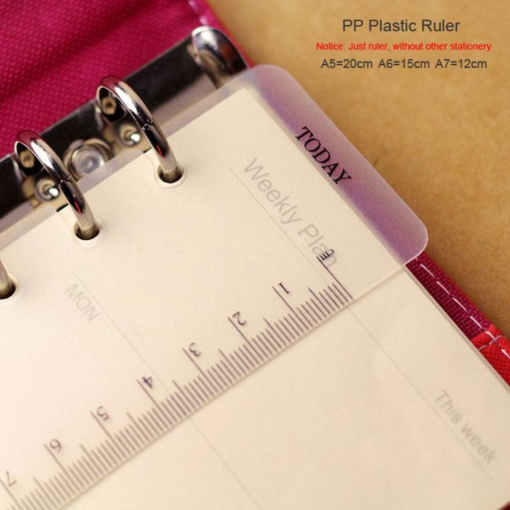 【DIV MALL】PVC A6 A7 Notebook Cover Loose Diary Coil Ring Binder Filler ...