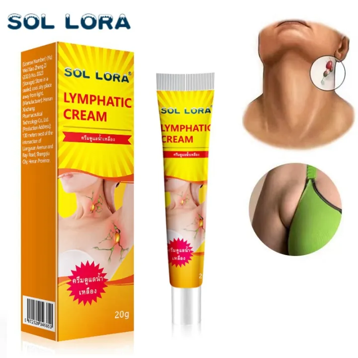 SOL LORA Cross-Border Amazon Wish AliExpress Lymph Cream Armpit Neck Powder jie Cream Lymph Care ...