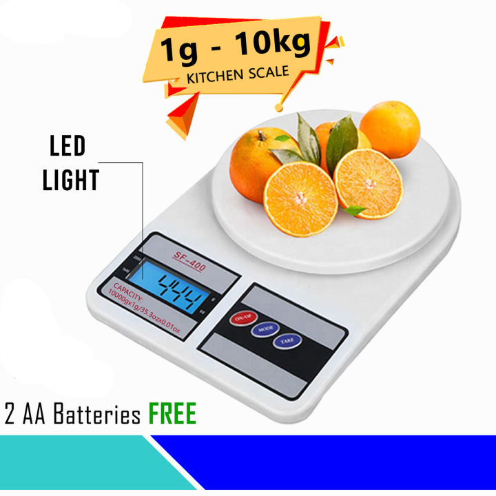 Electronic Digital Kitchen Scale 1 gram to 10 kg | Daraz.pk
