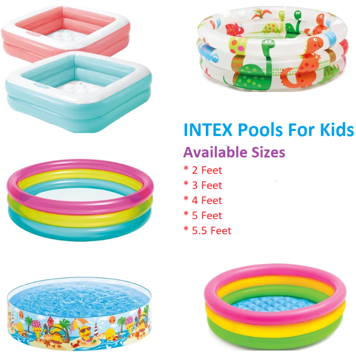 INTEX Swimming Pool Swimming Pools For Kids Baby Bath Tub Baby Bath Toy ...