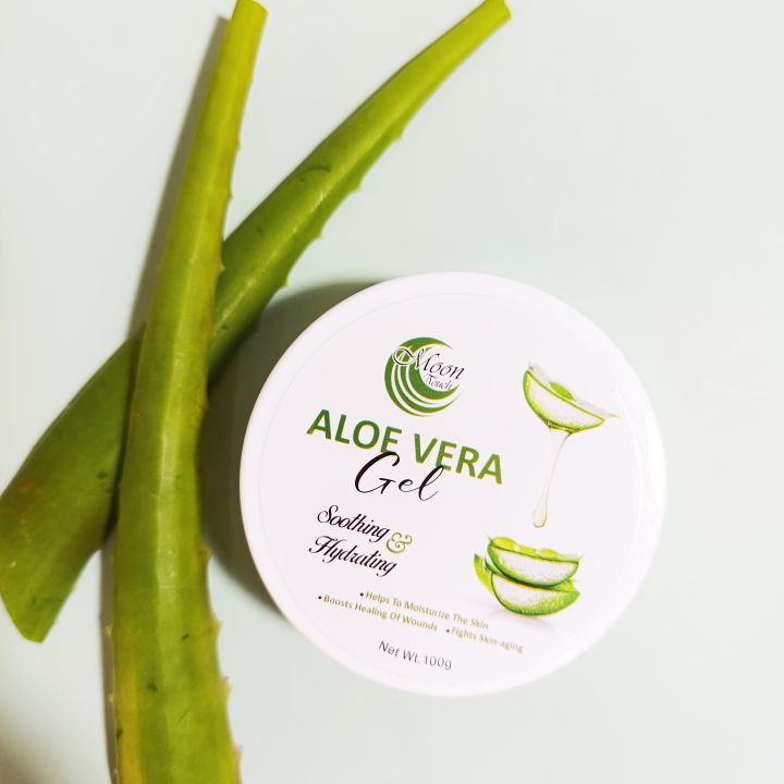 Moon Touch Aloe Vera Gel (100g) – Soothing & Hydrating Formula for Soft ...