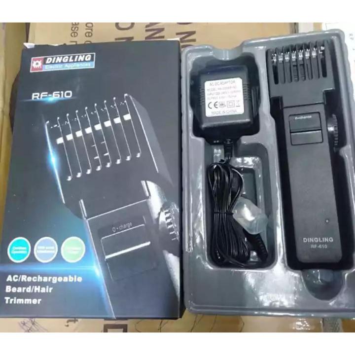 Dingling RF-610 Hair AND BEARD Trimmer For Men RF 610 HAIR CLIPPER ...