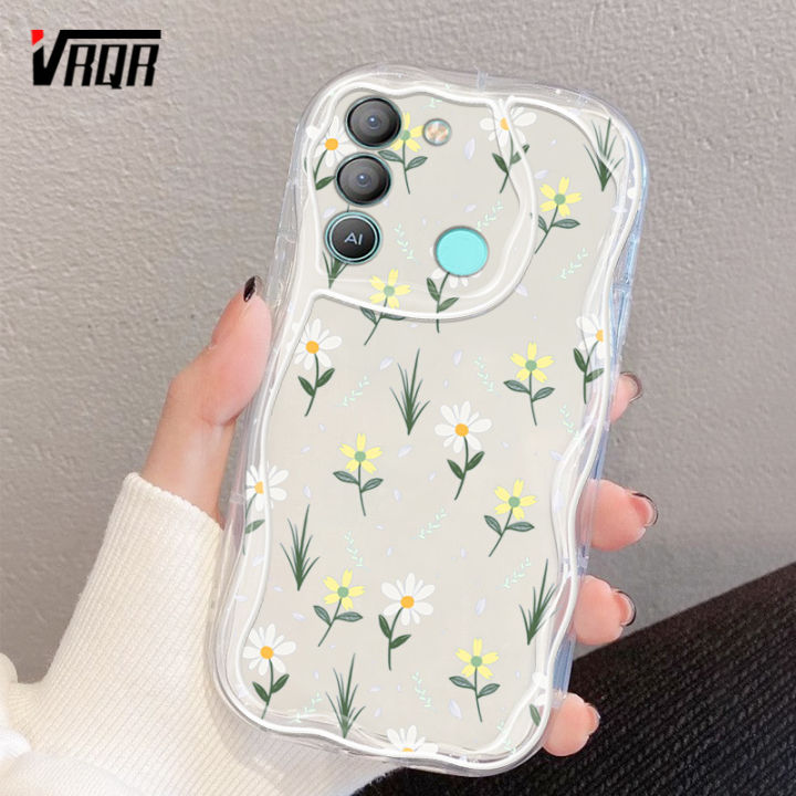 VRQR New Elegant Flowers Phone Case For Tecno Spark Go 2022 8C Cover ...